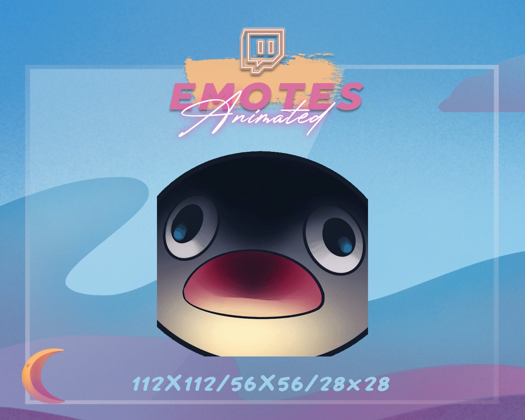 NOOT NOOT Pengu Emote 2 Twitch Animated Emote Kawaii Emote Discord ...