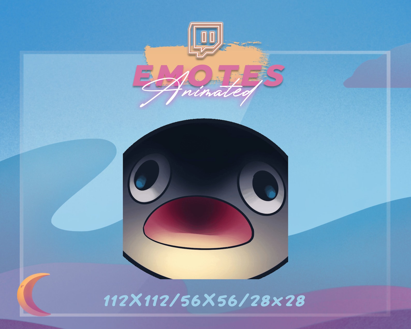 NOOT NOOT Pengu Emote 2 Twitch Animated Emote Kawaii Emote Discord ...