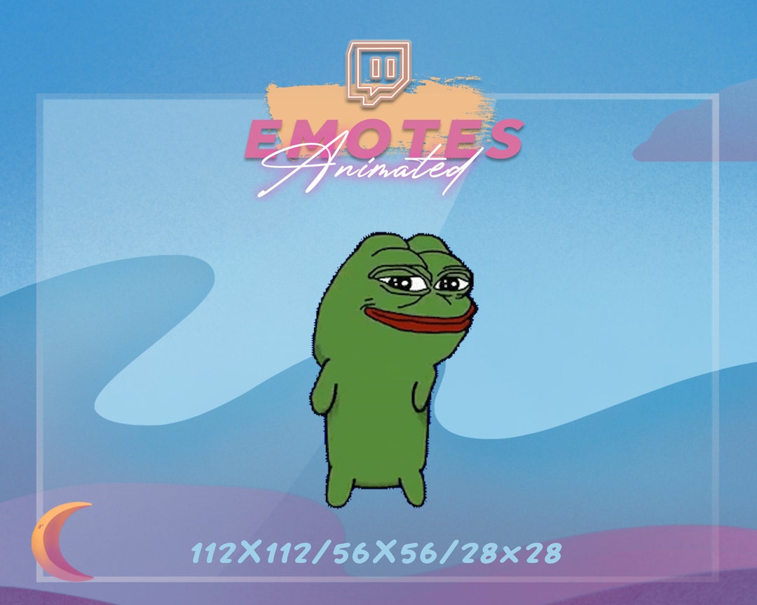 PEPE DANCING - Meme Emote | Stream Emote | Meme Emote | Kawaii GIF - Etsy