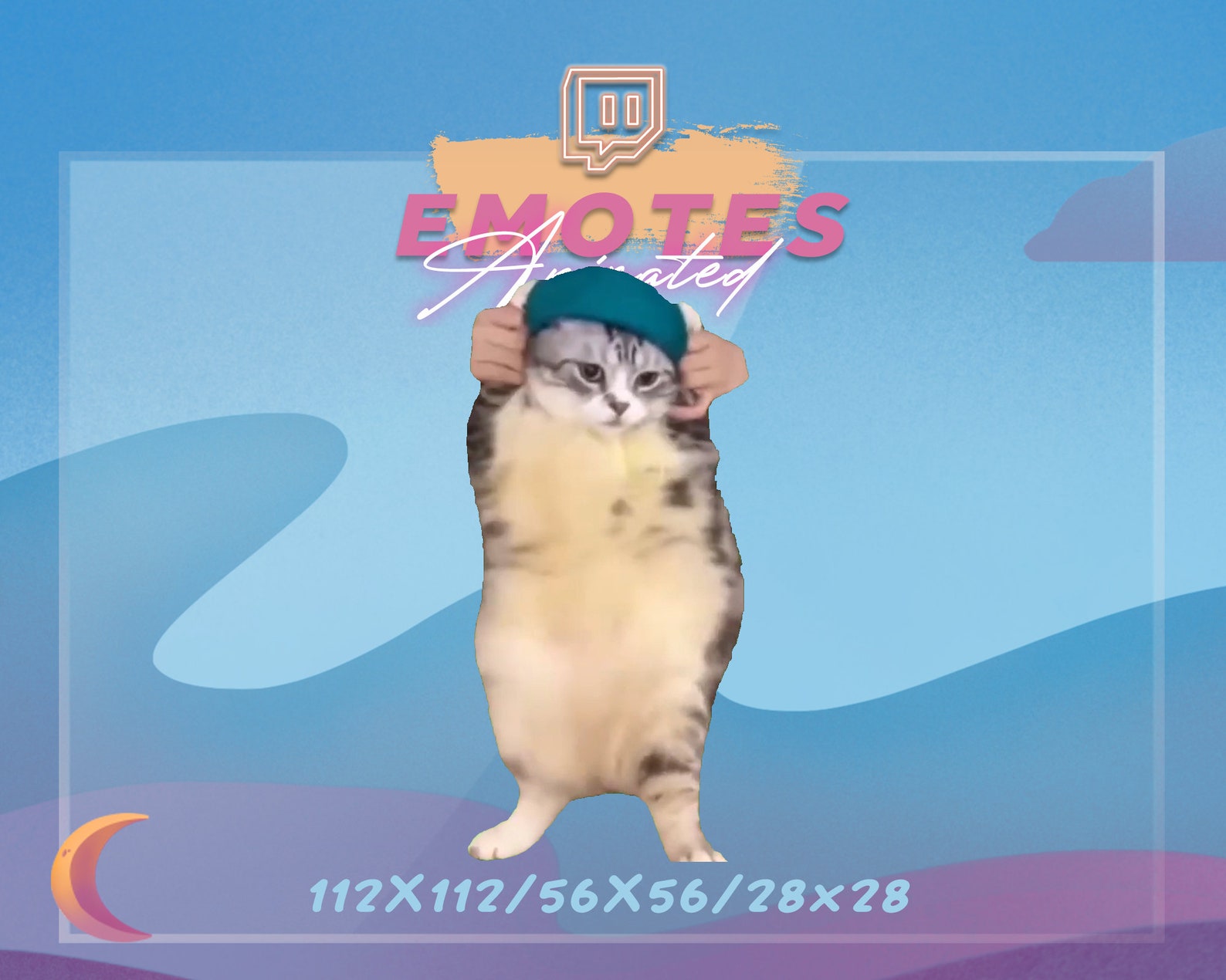 Hey Hey You You Cat - Meme Emote | Stream Emote | Meme Emote | Kawaii ...
