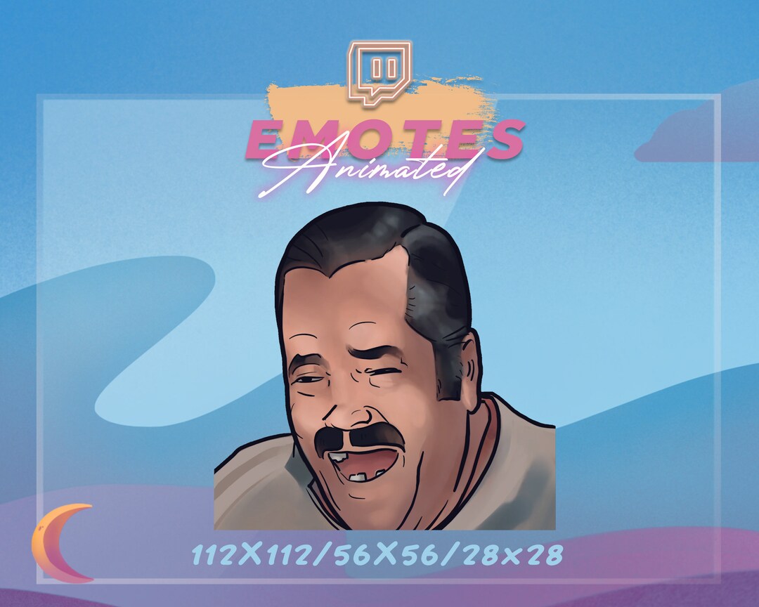 Animated KEWK Emote - Twitch Meme Emote | El Risitas GIF | Kawaii GIF ...