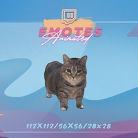 Mini Memes Cat X3 , Papercraft , Memes , Papercraft , PDF Template ...