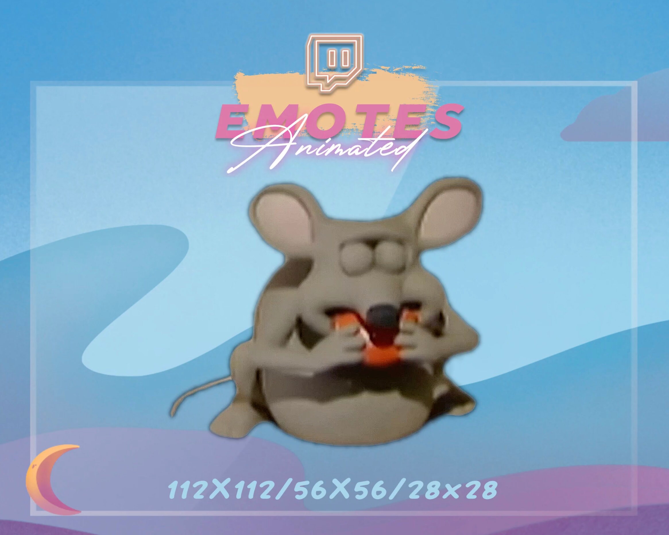 Rato comendo sozinho Meme Meme Emote Transmitir emote Meme Emote GIFs ...