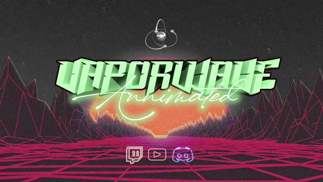 ANIMATED Stream Screens - Vaporwave - Lofi - Retro - VHS Overlay ...