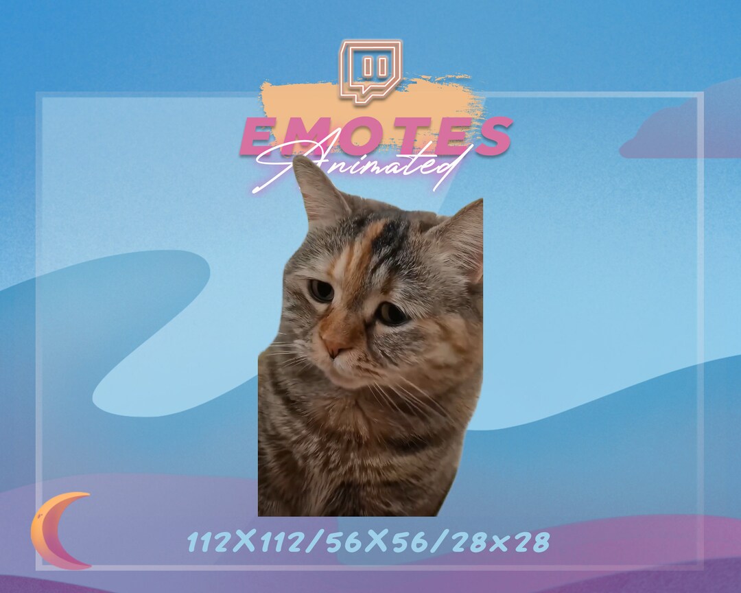 SAD CAT Meowing - Meme Emote | Stream Emote | Meme Emote | Kawaii GIF ...