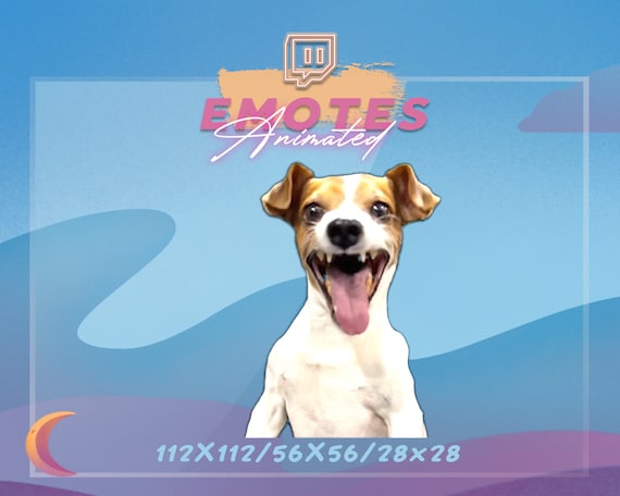 Gif Animata Che Ride Emote Animata E Avviso Del Lupo Che Ride Bianco