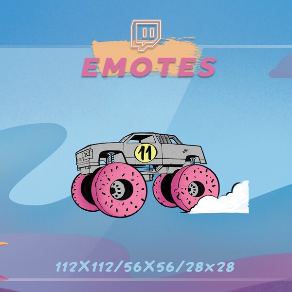 Truck Twitch Emote - Etsy