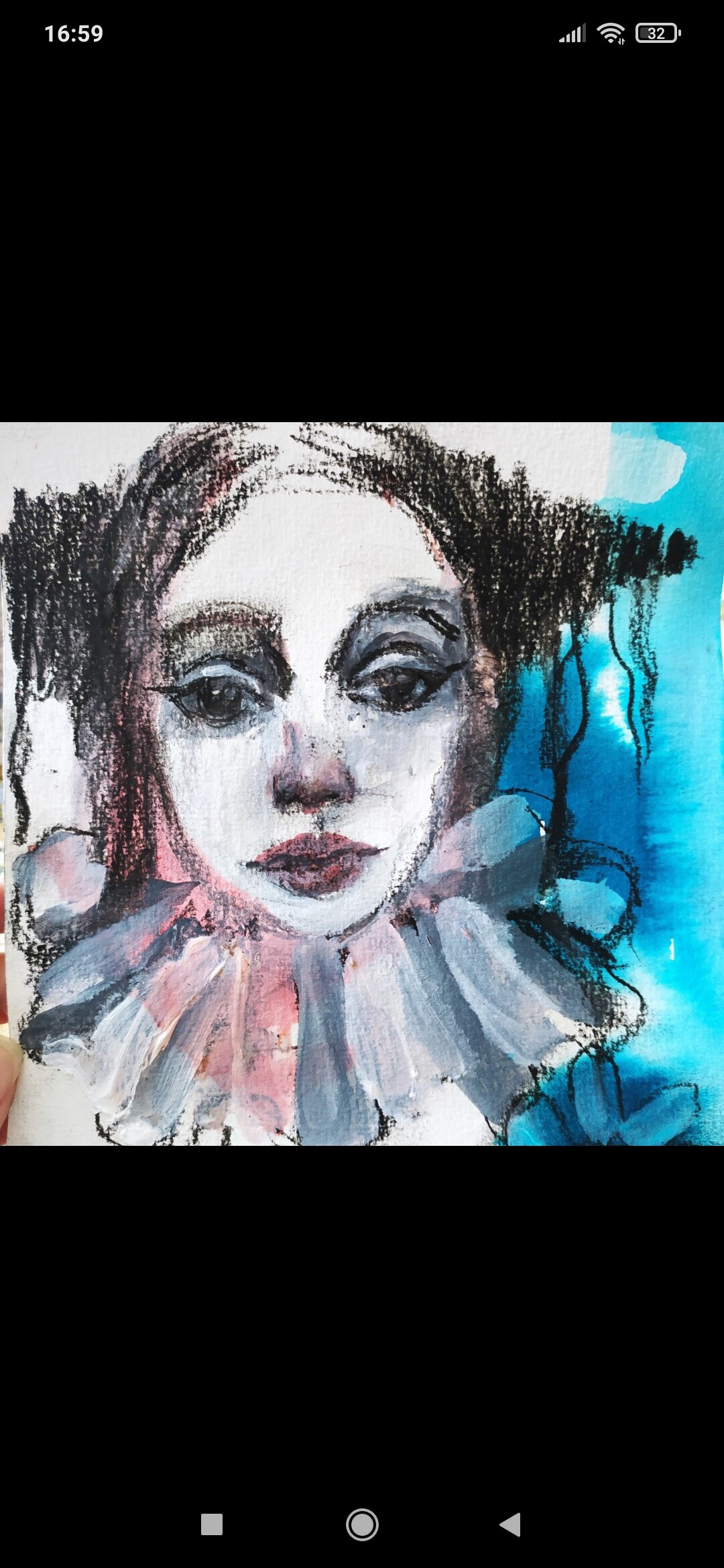 Pantomime Portrait Art on 2115cm 300gsm Paper - Etsy