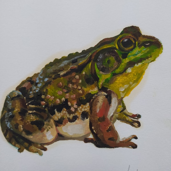 Frog Painting - Etsy