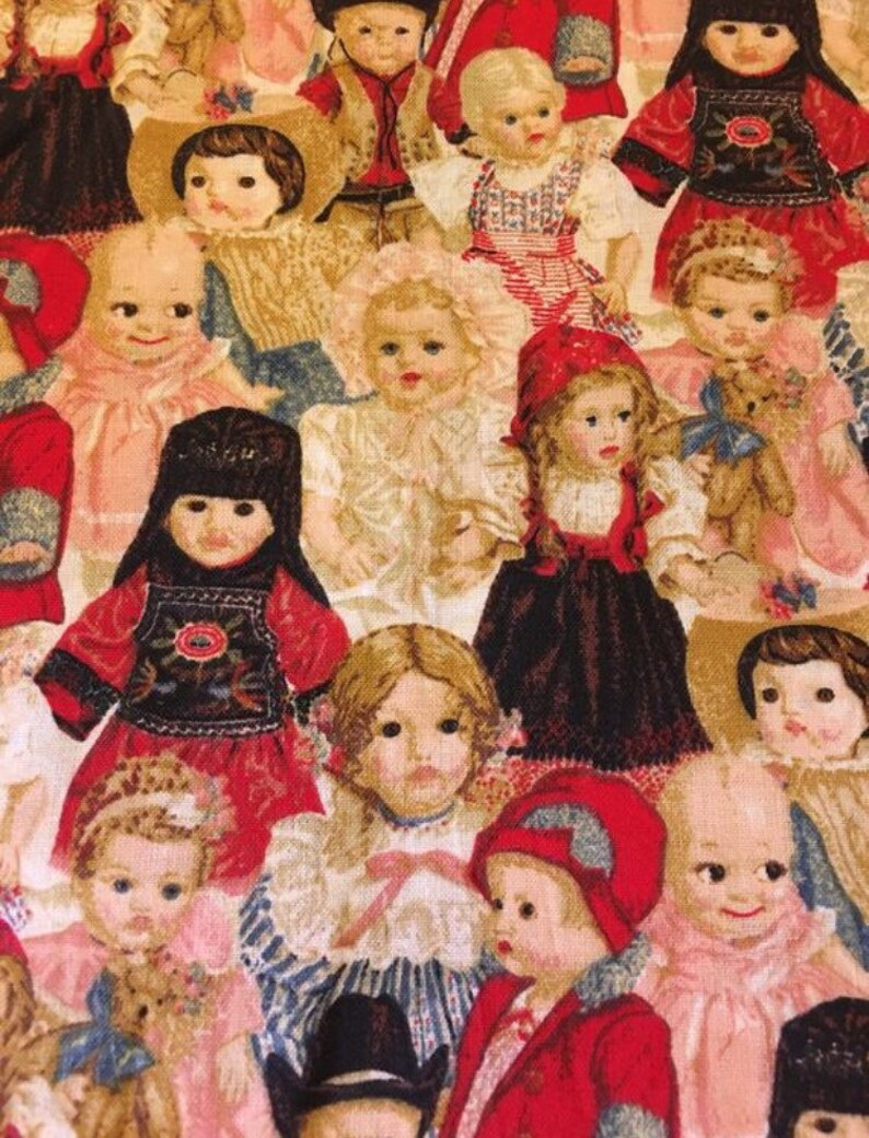 16x20 Patty Reed DOLLS Fabric Traditions 2006 Sewing Cotton - Etsy