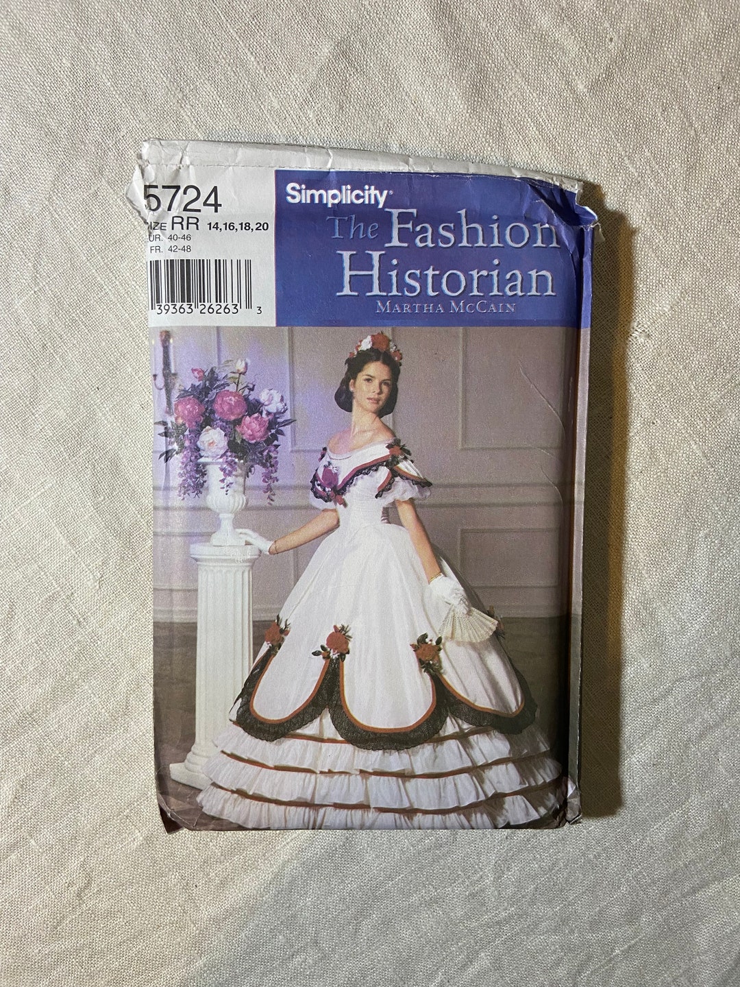 Plus Size the Fashion Historian Misses’ Ball Dress Simplicity 5724 ...
