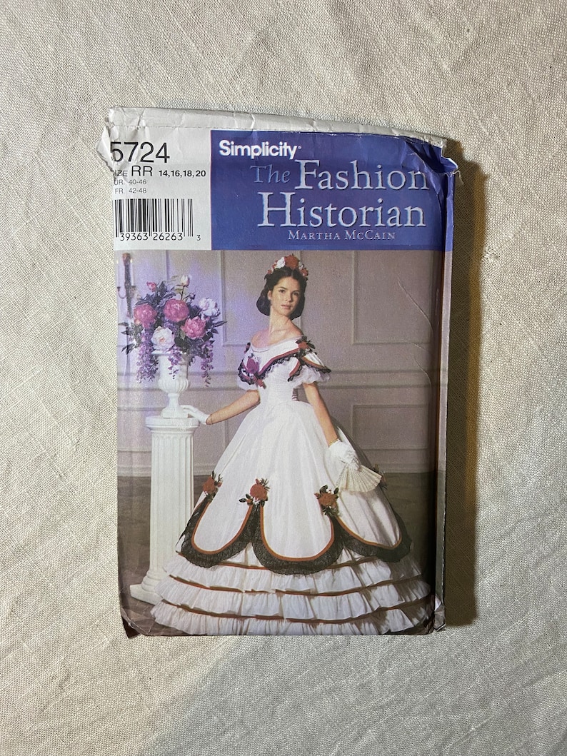Plus Size the Fashion Historian Misses’ Ball Dress Simplicity 5724 ...