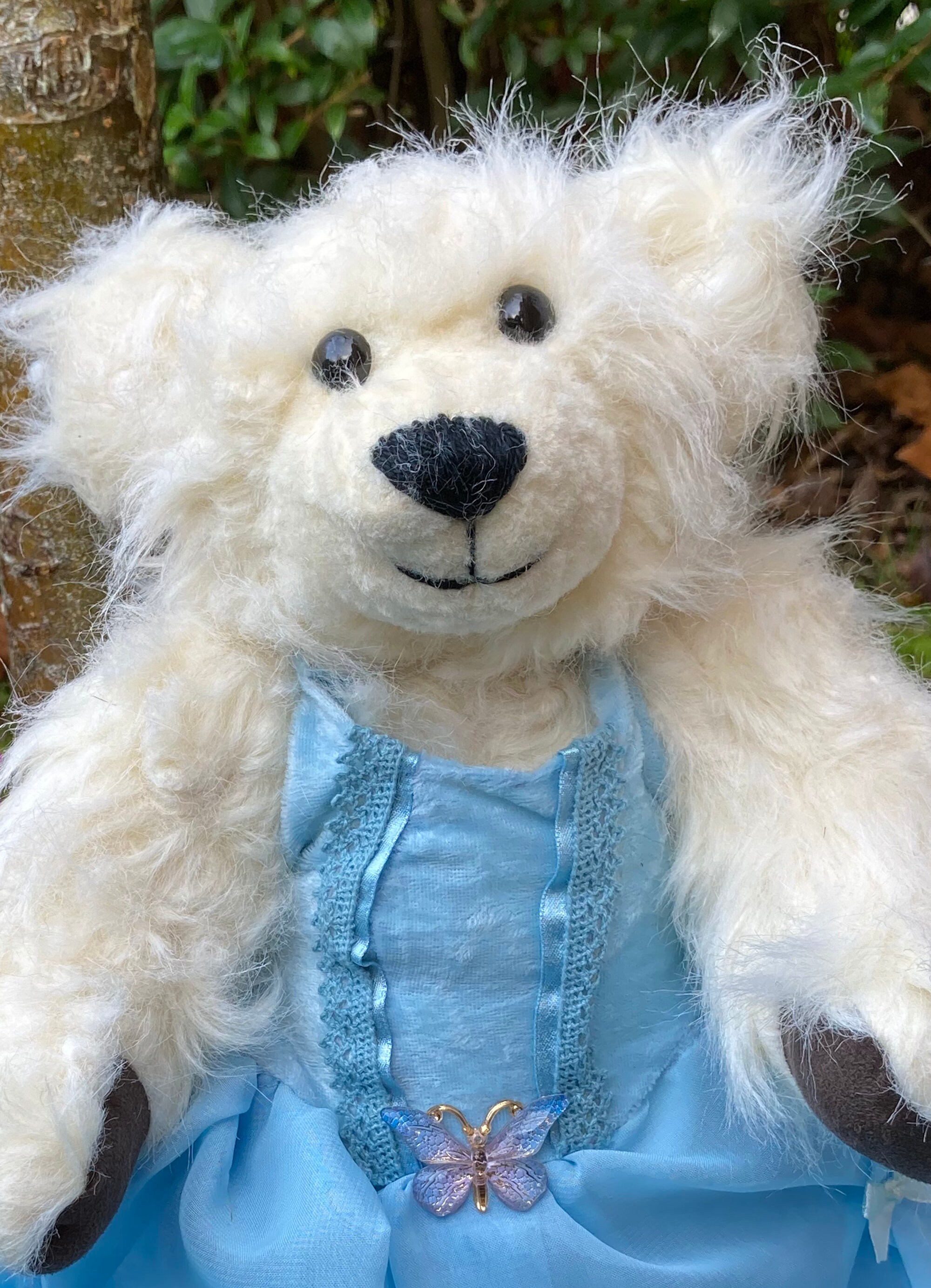 Artist Handmade jointed Teddy Bear dressed in her original outfit Toys ...