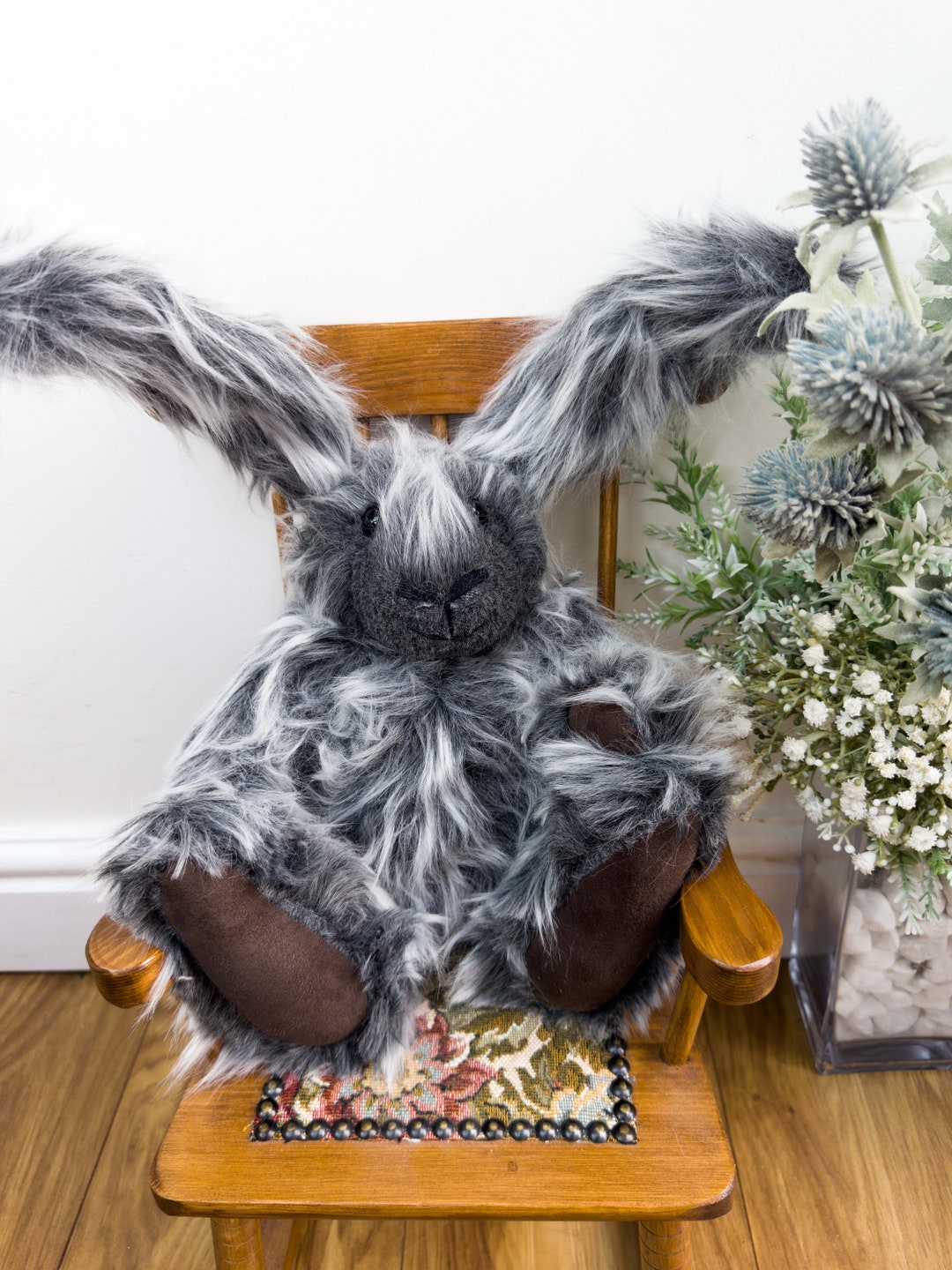 Ash ~ Handmade Jointed Teddy Bear Rabbit Bunny, From 'faery Tales ...