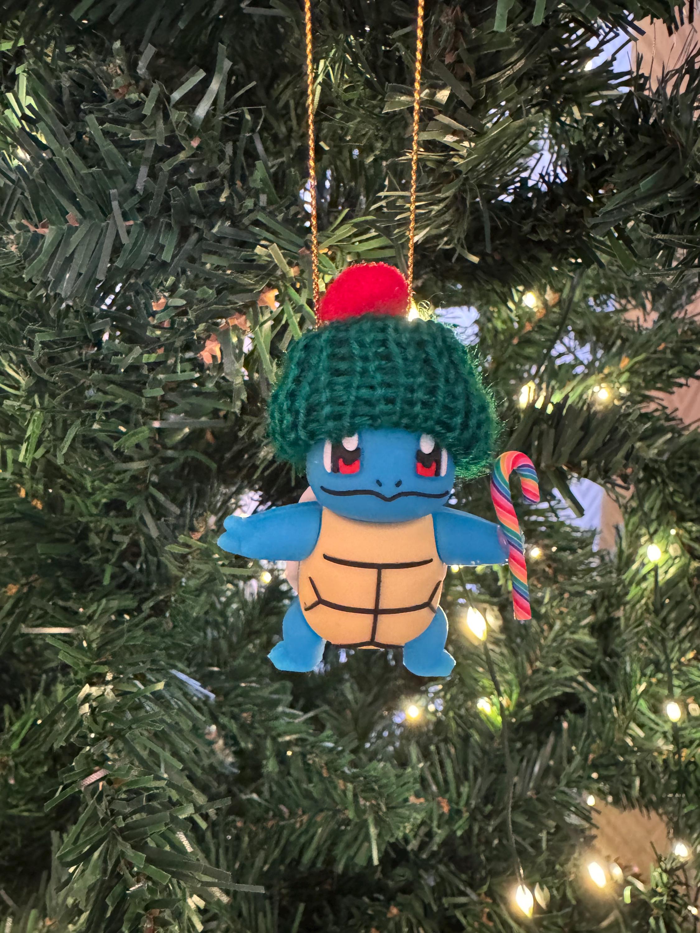 Pokemon Ornament Squirtle | Pokeball Pokémon Christmas Holiday Figure ...