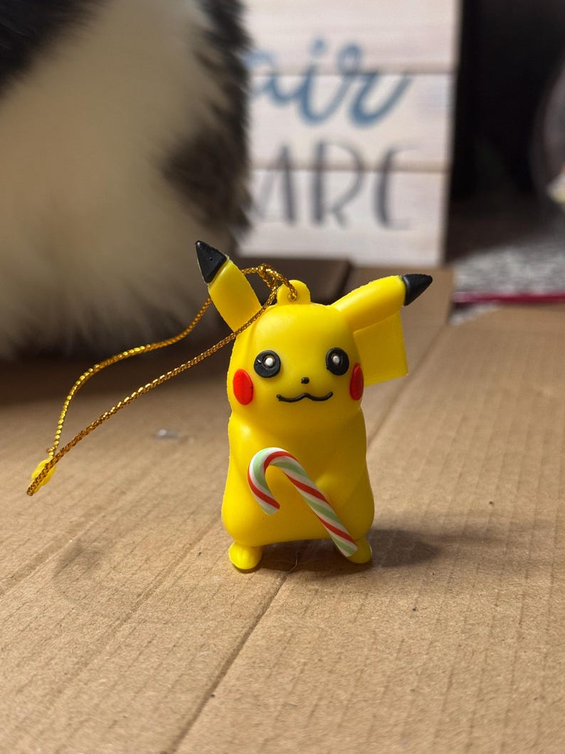 Pikachu Pokemon Ornament Pokeball Pokémon Christmas Holiday Figure ...