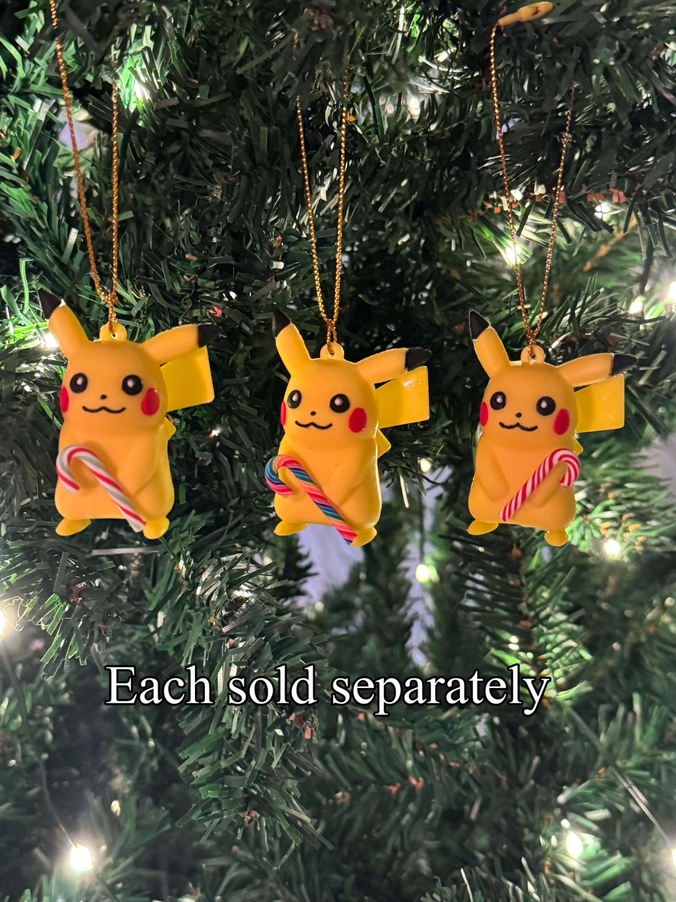 Pikachu Pokemon Ornament Pokeball Pokémon Christmas Holiday Figure ...