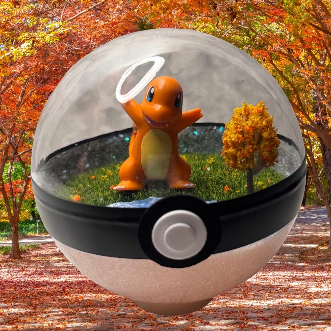 Charmander Pokemon Terrarium | Unique Pokémon Gift | Pokeball Christmas ...