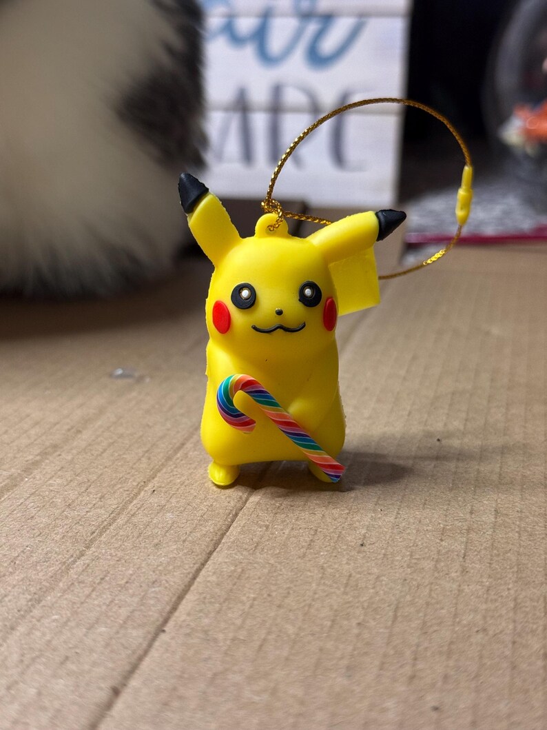 Pikachu Pokemon Ornament Pokeball Pokémon Christmas Holiday Figure ...