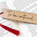 Wooden Bookmark, to Be Continued, Book Gifts, Accessories, Fathers Day ...