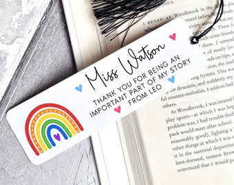 Thank You for Being Part of My Story, Custom Teacher Appreciation Gift ...