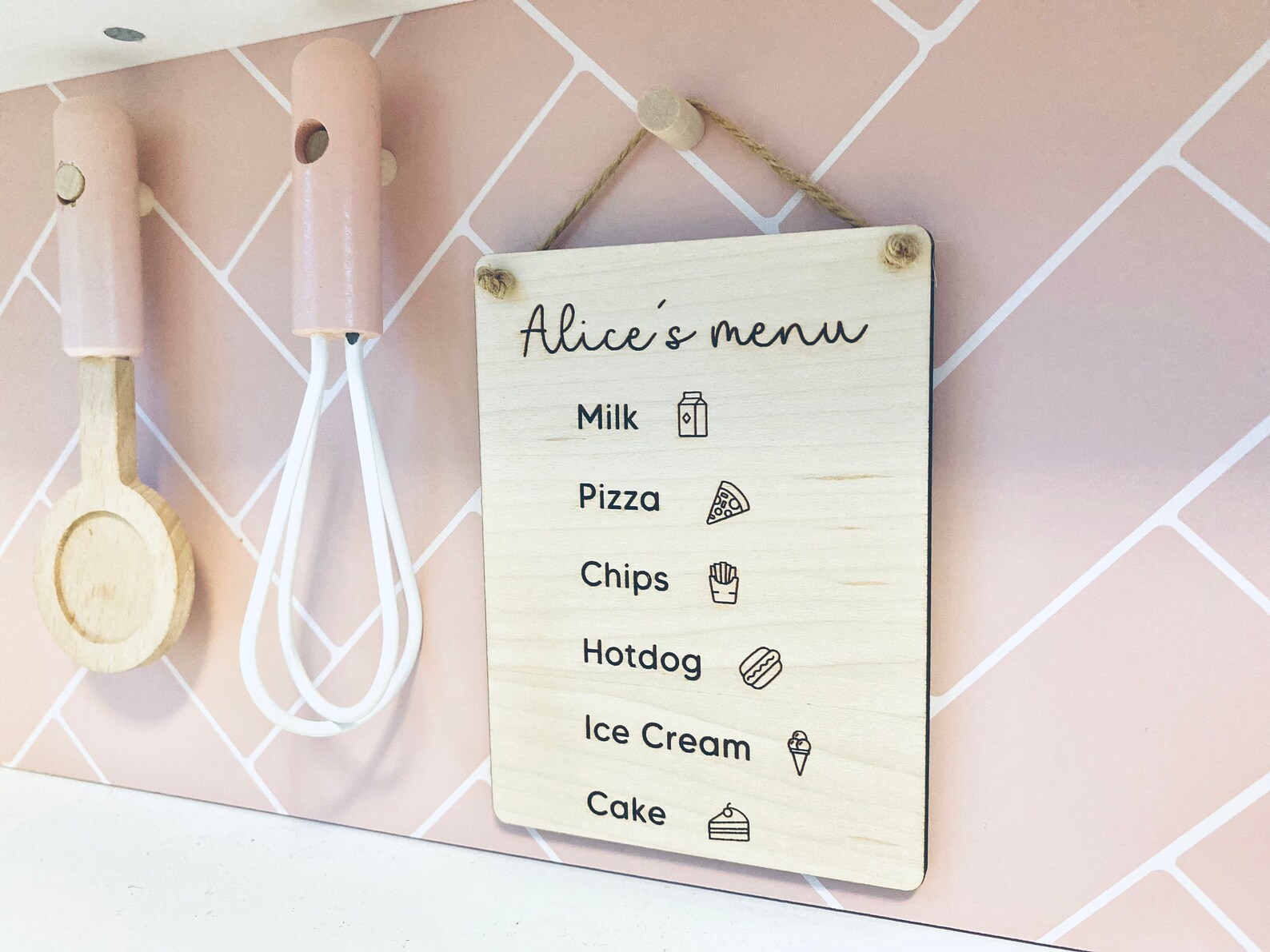 Personalised Childs Play Kitchen Sign Kids Kitchen Cafe - Etsy