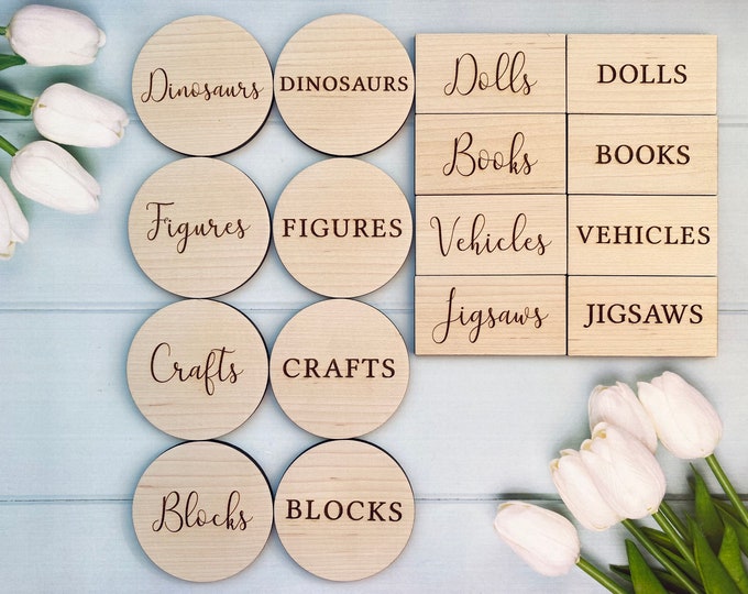 TROFAST Toy Labels, Storage Labels, Organisation Labels Ikea Trofast ...