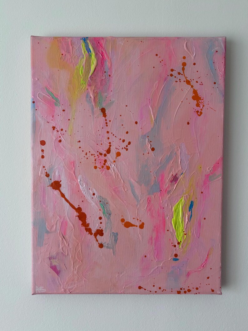 ORIGINAL PAINTING | April | Acrylic on Canvas 40x30 - Etsy