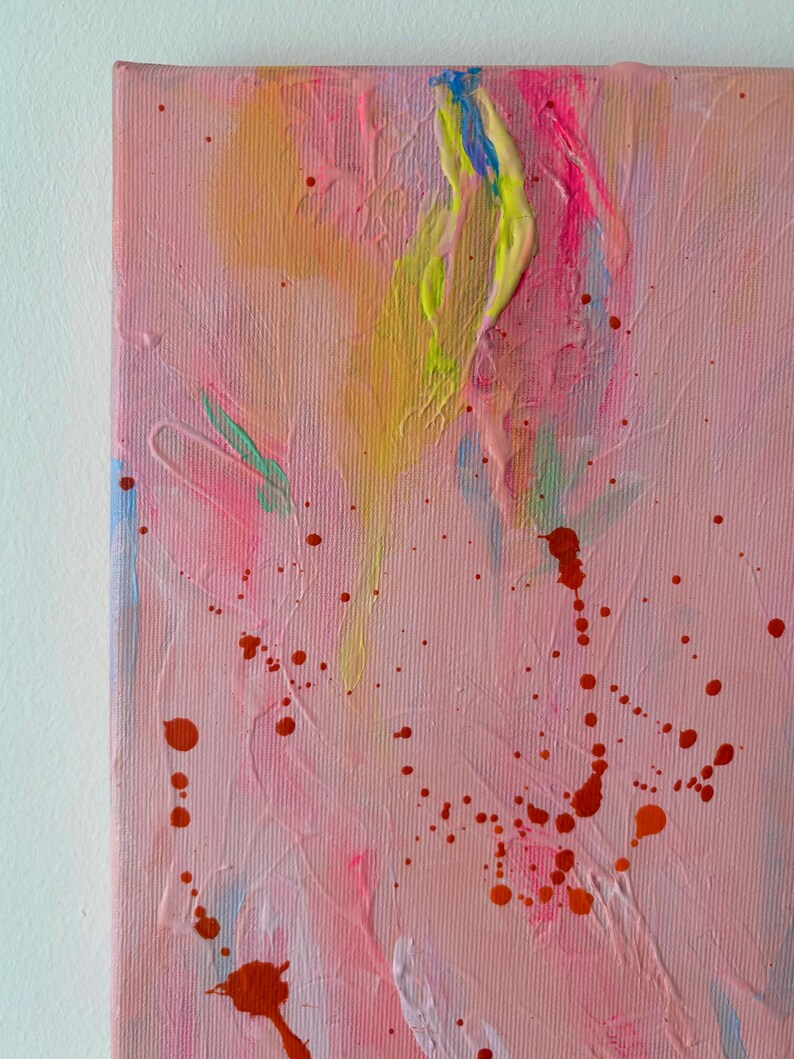ORIGINAL PAINTING | April | Acrylic on Canvas 40x30 - Etsy