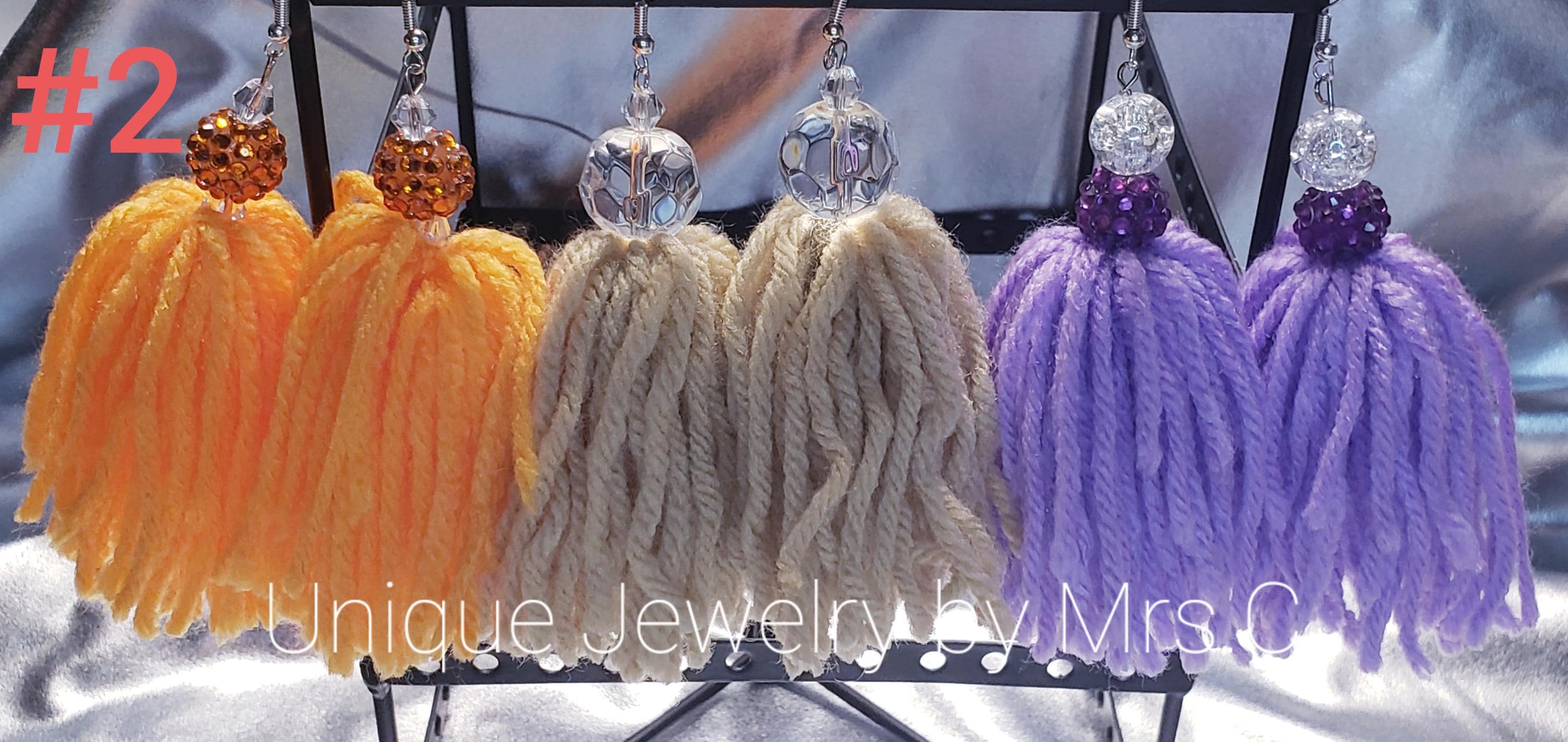 Tassel Dangle "pop of Color Collection" Earrings - Etsy