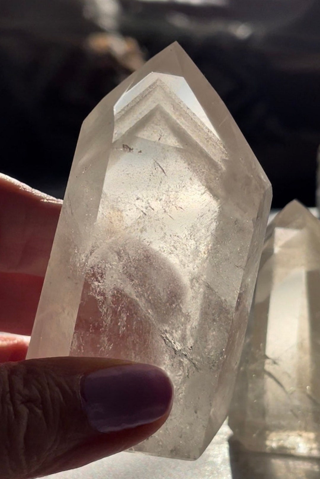 Phantom Citrine | Polished Citrine Tower With Phantoms | Rare Crystals ...