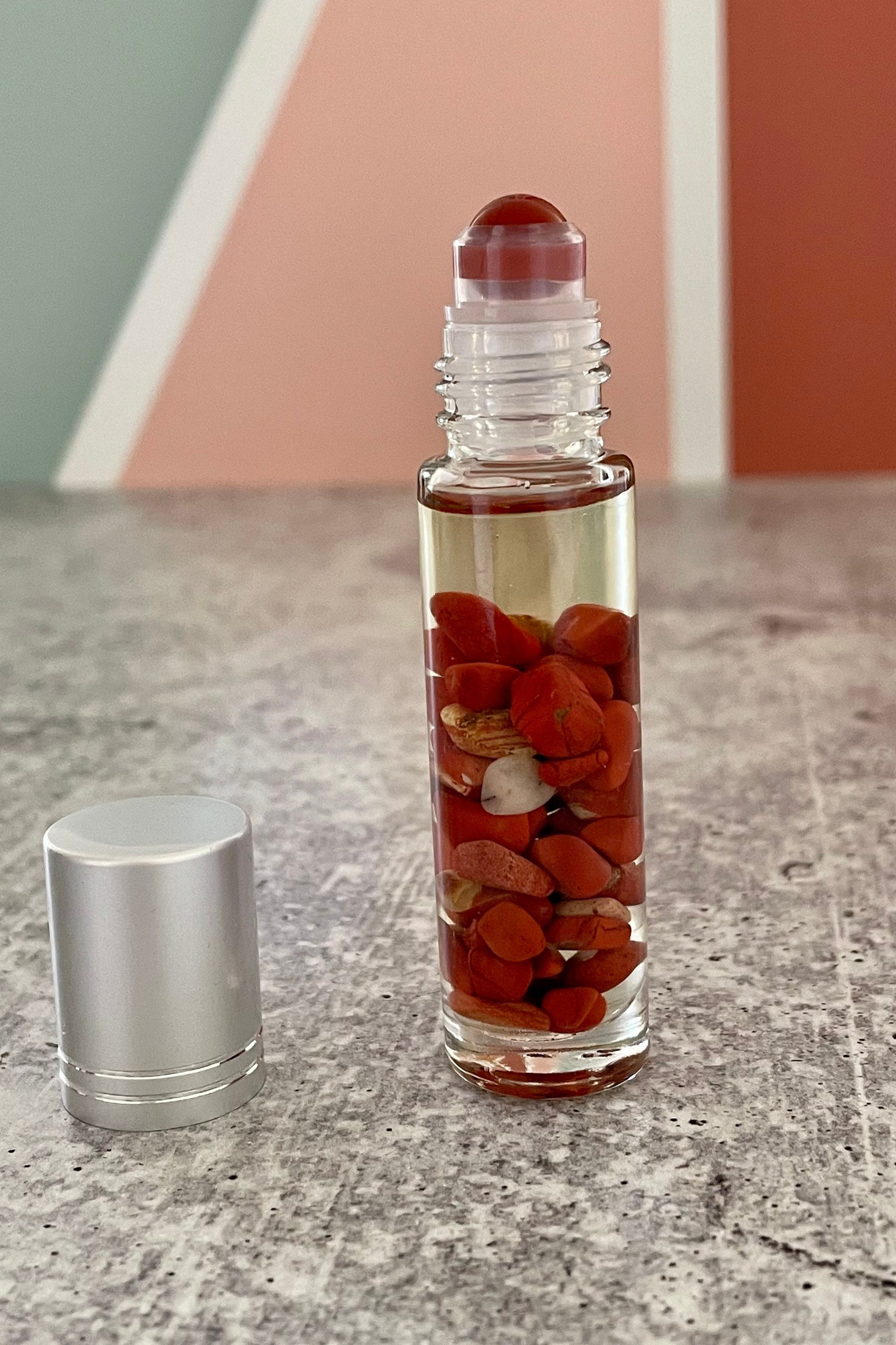 Crystal Infused Essential Oil Roll on Aromatherapy Chakra - Etsy