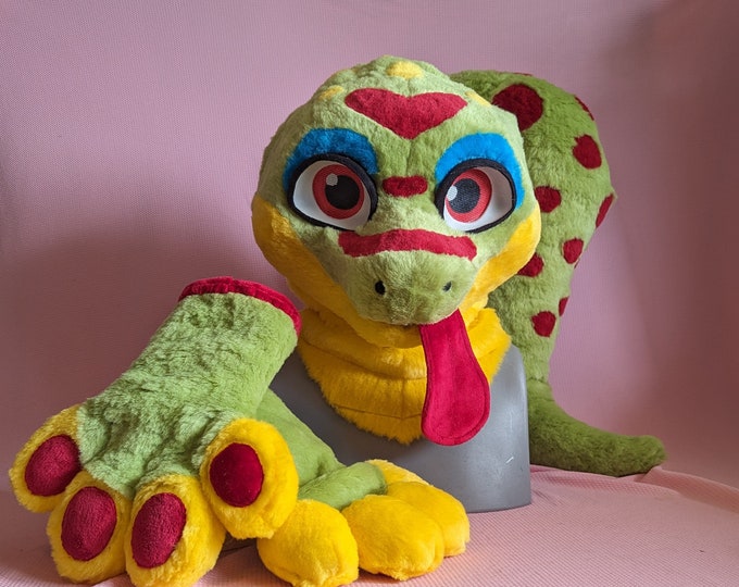 Ginko the Gecko Fursuit Mini Partial - Etsy