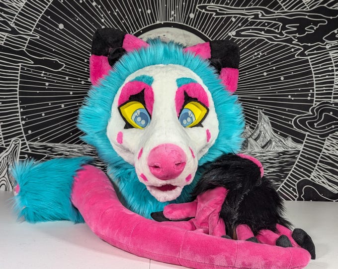 Jojo the Clown Opossum Fursuit Mini Partial - Etsy