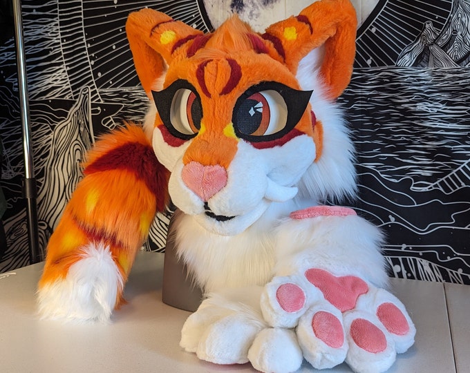 Sunny Sabertooth Fursuit Mini Partial - Etsy