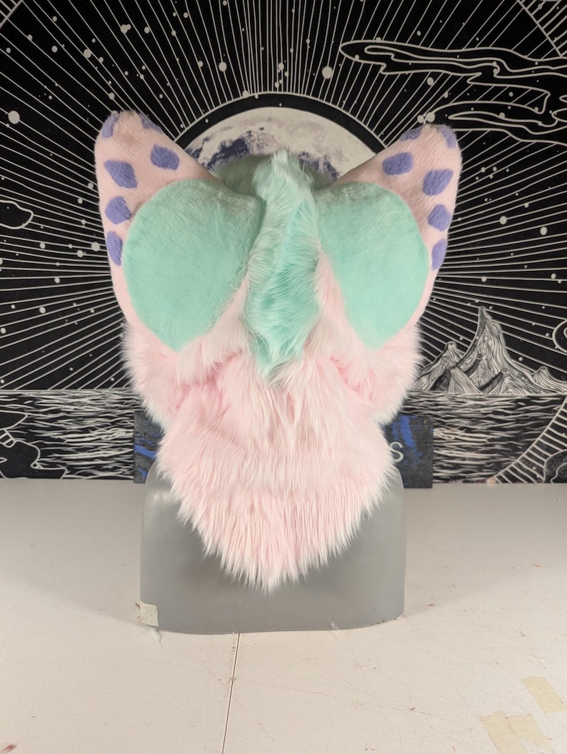 Pink Fox Fursuit Mini Partial - Etsy