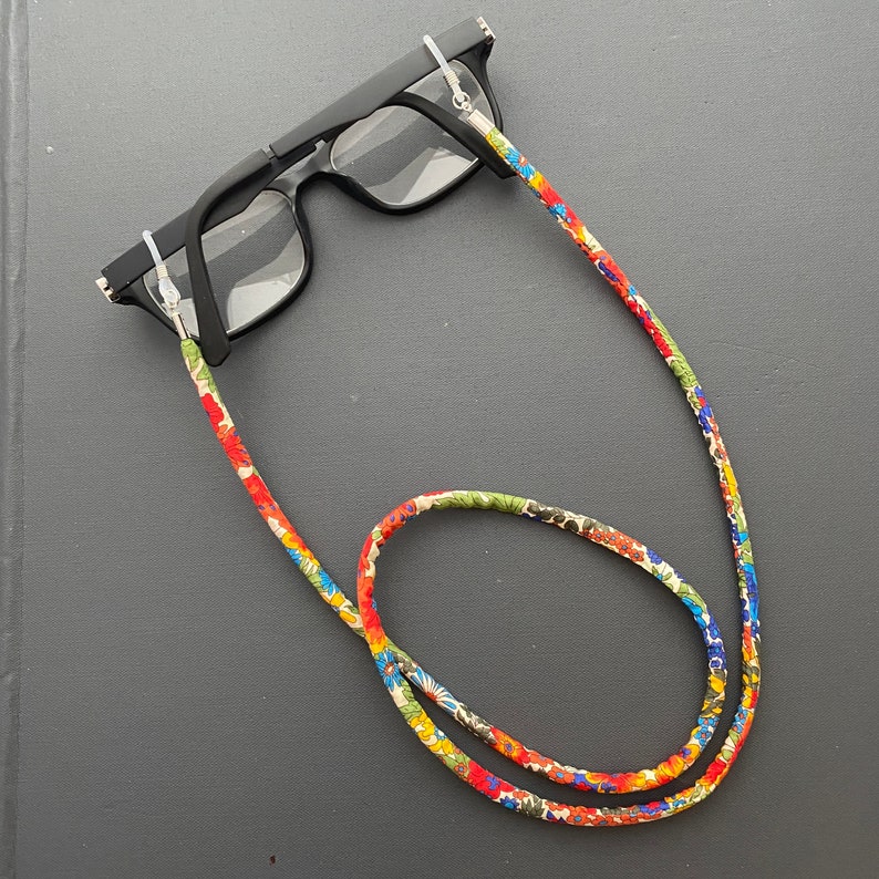 A Handmade Liberty Fabric Glasses Chain, Sunglasses Cord, Spectacles ...