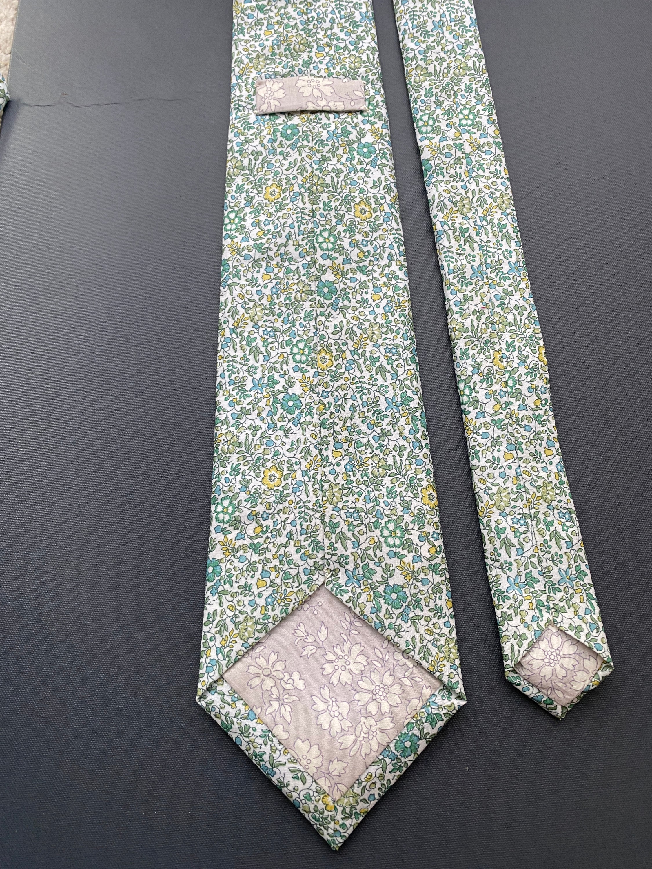 Liberty Tie in Katie and Millie Green - Handmade Liberty Tana Lawn ...