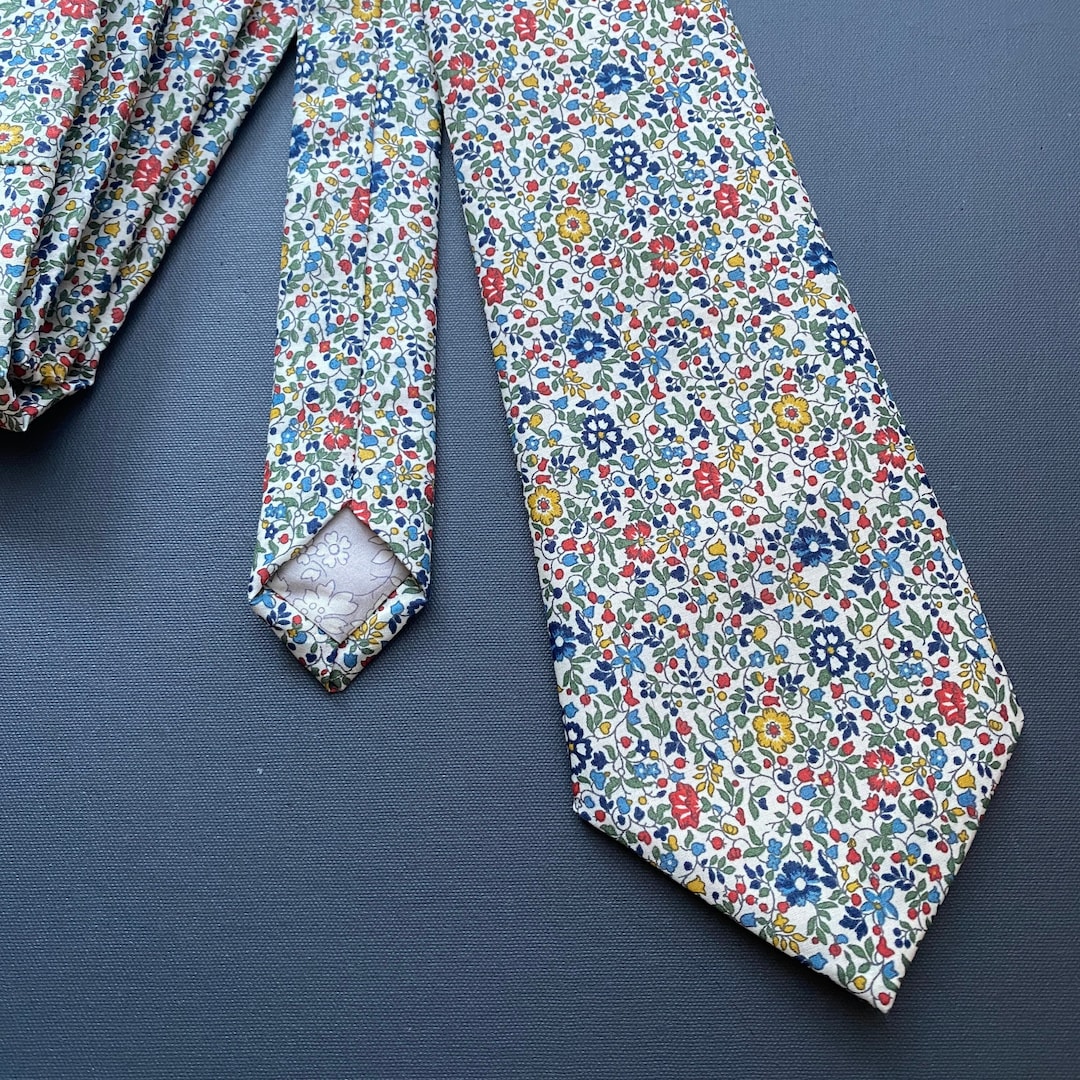 Liberty Tie in Katie and Millie Red - Liberty of London Tana Lawn ...