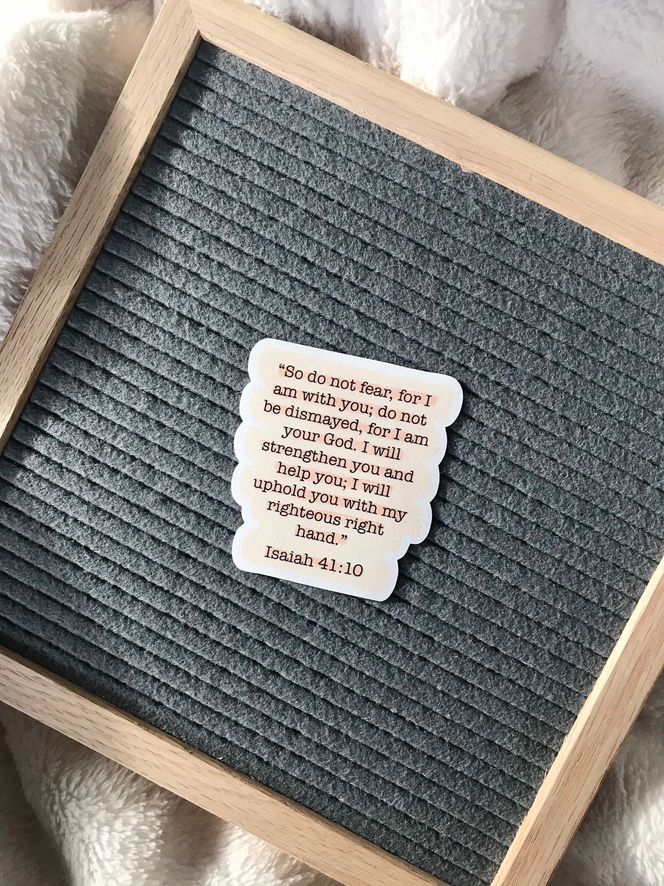 Isaiah 41:10 Sticker | Etsy