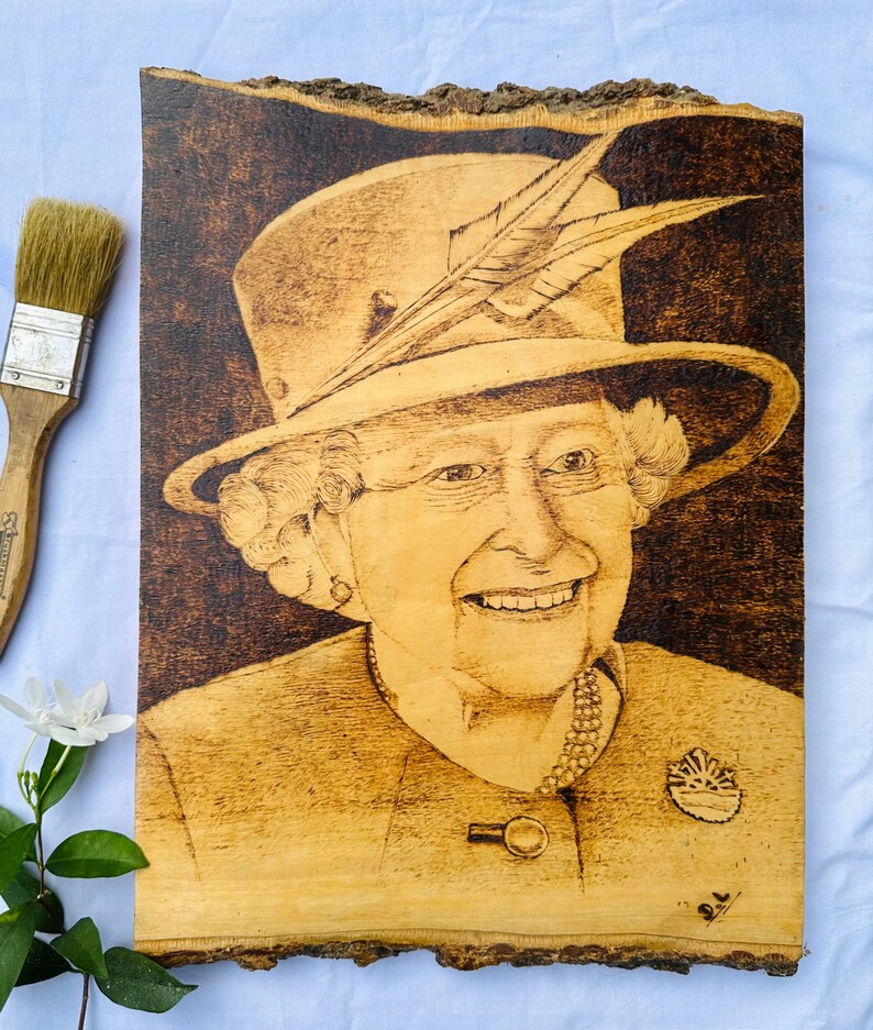 Custom Wood Burn Arts, Pyrography, Personalized Portrait From Photo ...