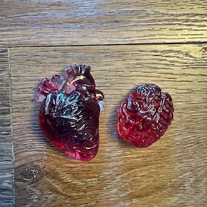 Gothic Fridge Magnets, Gothic Home Decor, Brain & Heart Magnets, Spooky ...