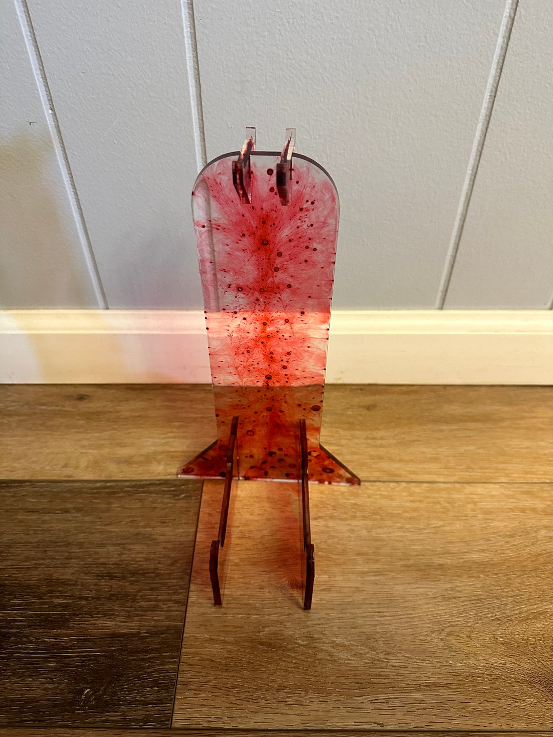 Blood Splatter Game Controller & Headphone Display, Creepy Gamer Decor ...