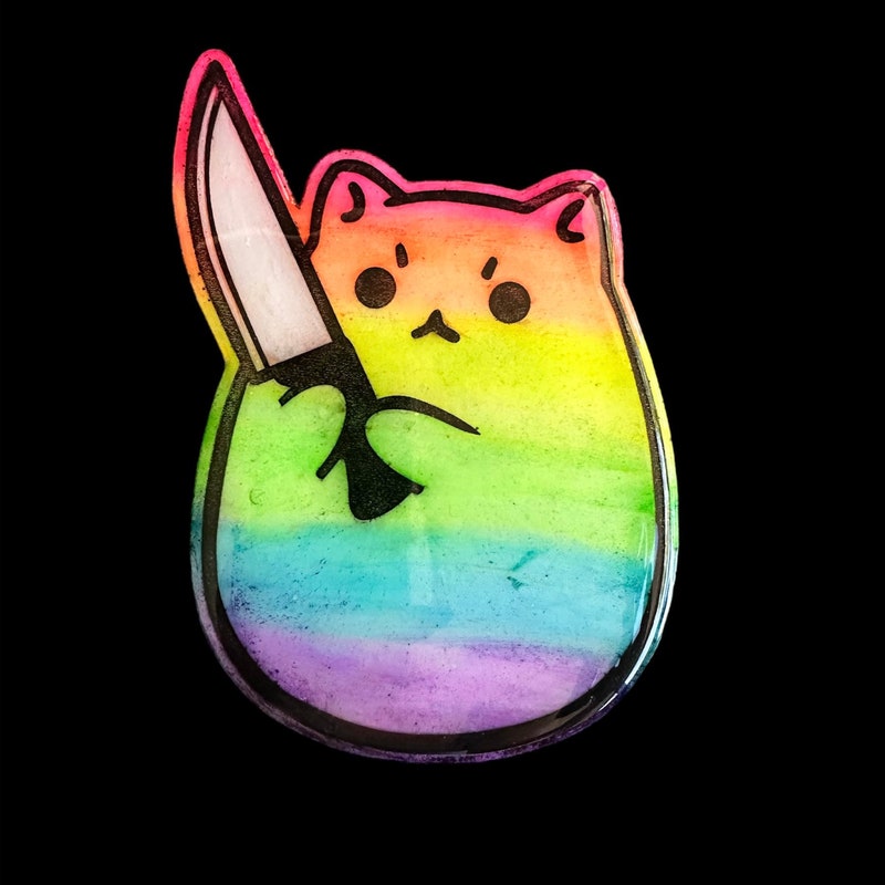 Angry Kitty - Etsy