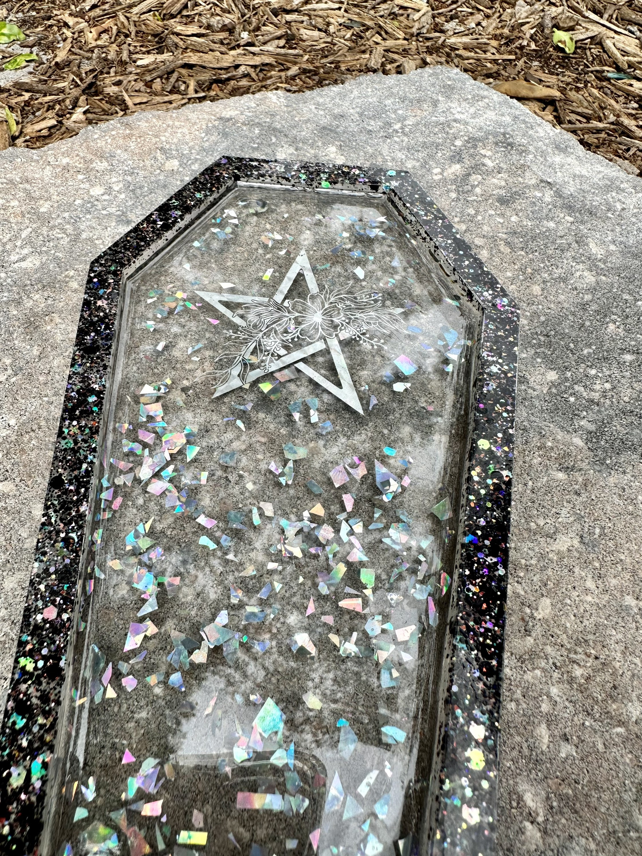 Coffin Resin Tray, Coffin Decor, Spooky Home Decor, Coffin Things ...