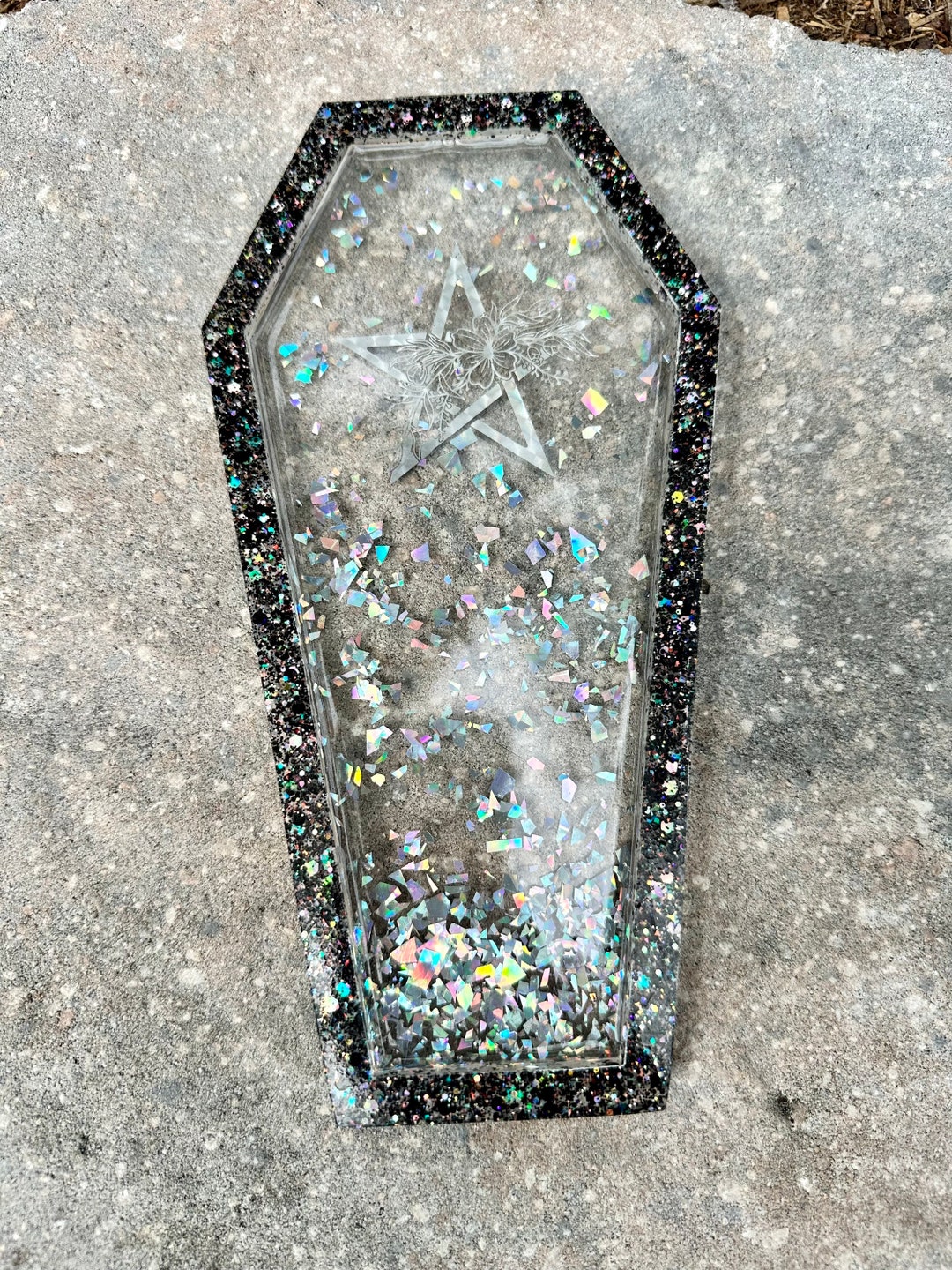 Coffin Resin Tray, Coffin Decor, Spooky Home Decor, Coffin Things ...
