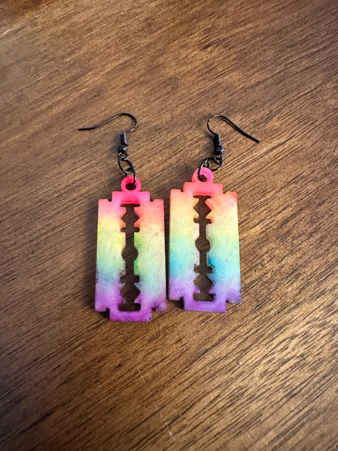 Razor Blade Earrings | Punk Earrings | Razor Earrings | Cute Resin ...