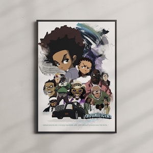 Boondocks Poster – Urban Hip Hop Wall Art Print | Gangsta Cartoon Decor ...