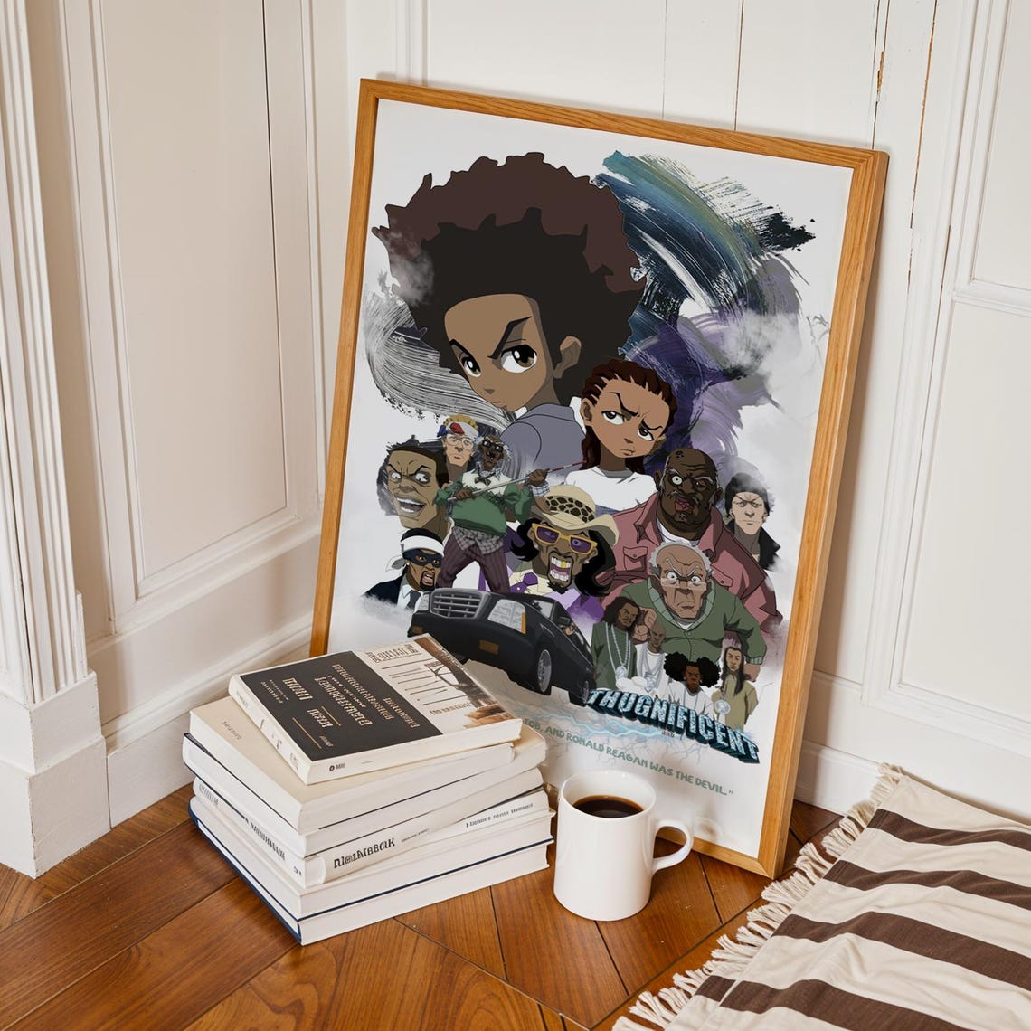 Boondocks Poster – Urban Hip Hop Wall Art Print | Gangsta Cartoon Decor ...