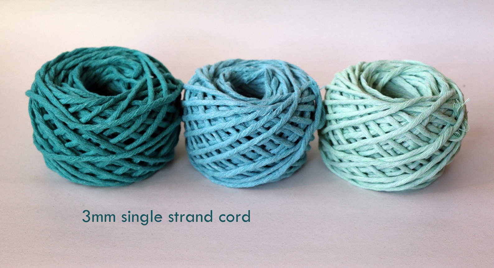 Cotton Cord Single Strand 100 feet Spools Color Fiber Kit | Etsy